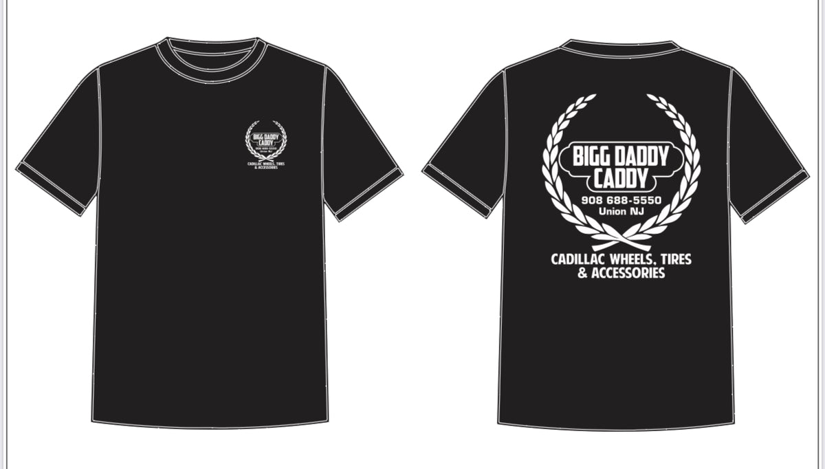 BIGGDADDYCADDY MERCH T SHIRT OLD SCHOOL CADILLAC LOGO STYLE INSTOCK ...